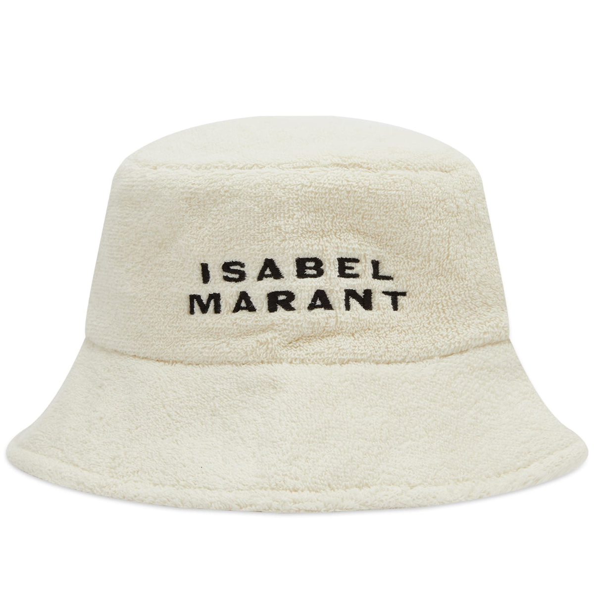 Isabel Marant Women's Denij Bucket Hat in Ecru/Black Isabel Marant