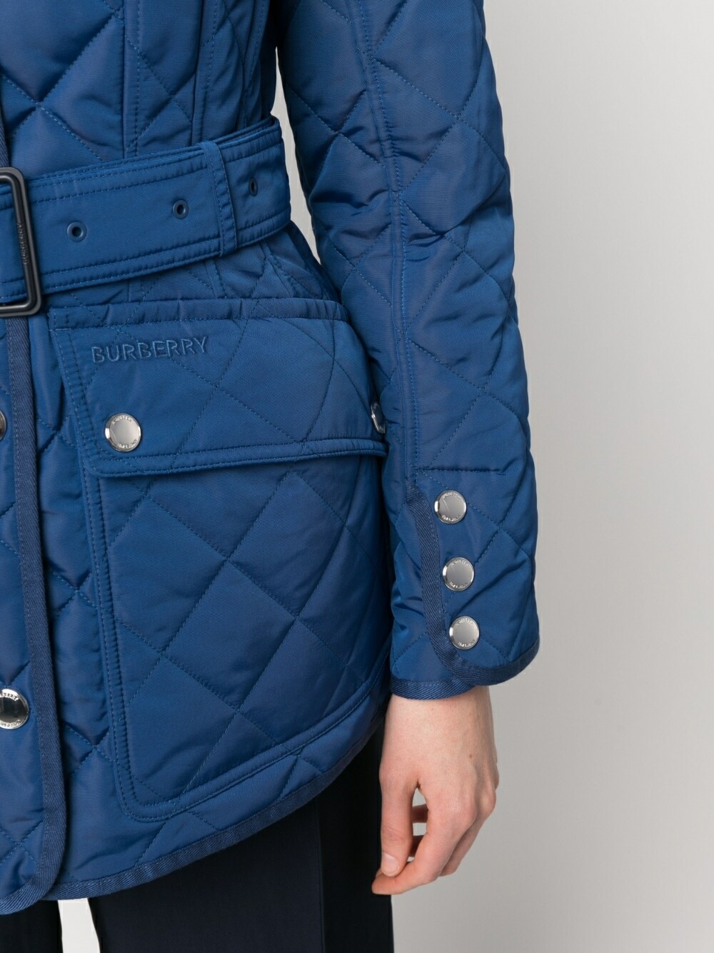 BURBERRY - Quilted Short Jacket Burberry