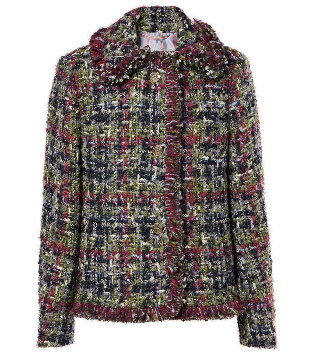 Etro Wool-blend tweed jacket Etro