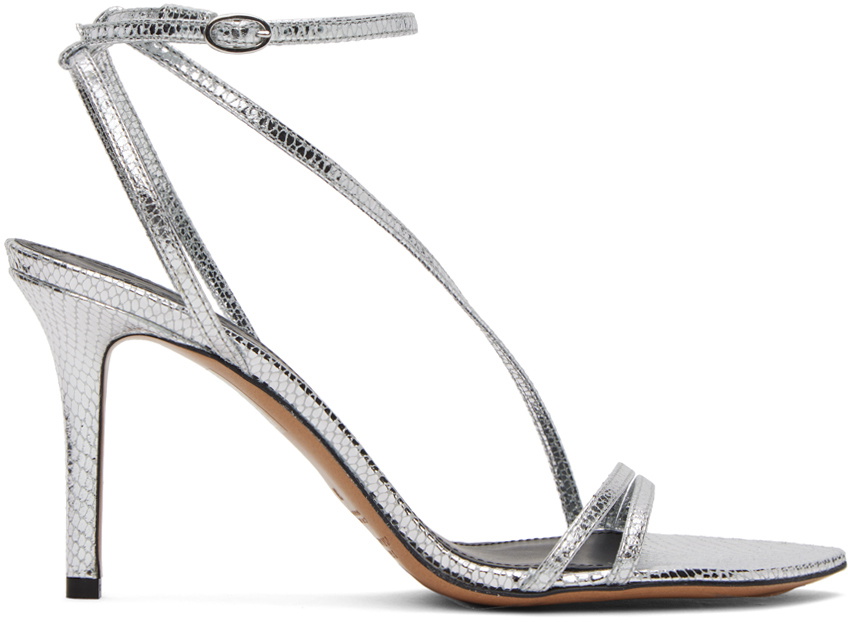 Isabel Marant Silver Snake Axee Sandals Isabel Marant