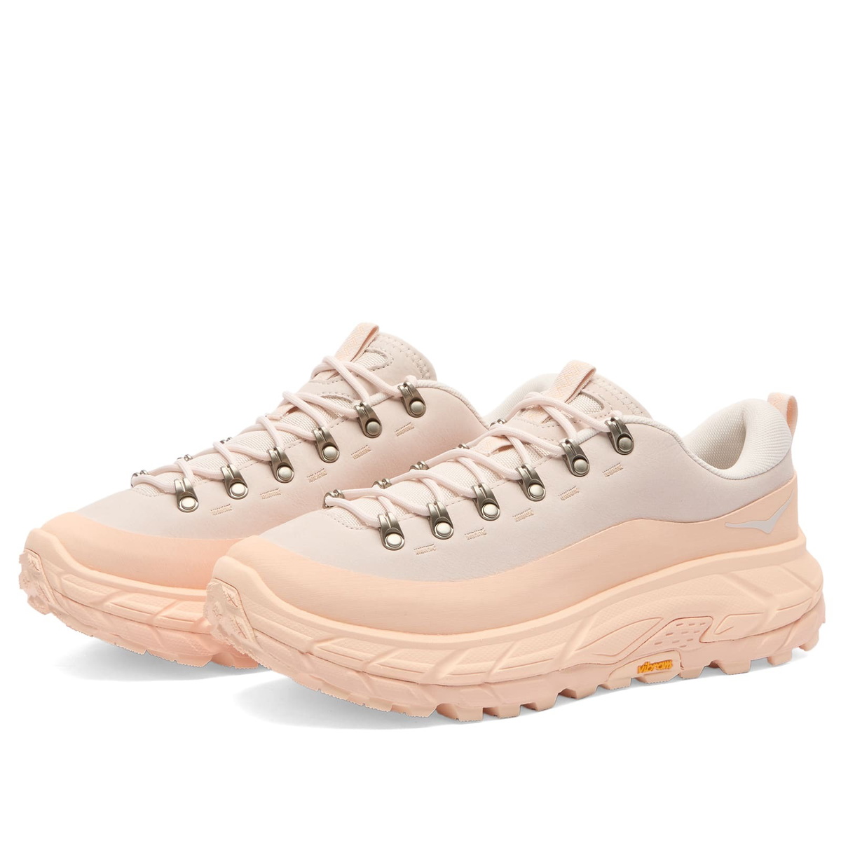 HOKA ONE ONE U Tor Summit Snekaer in Rose Cream/Tangerine Glow Hoka One One