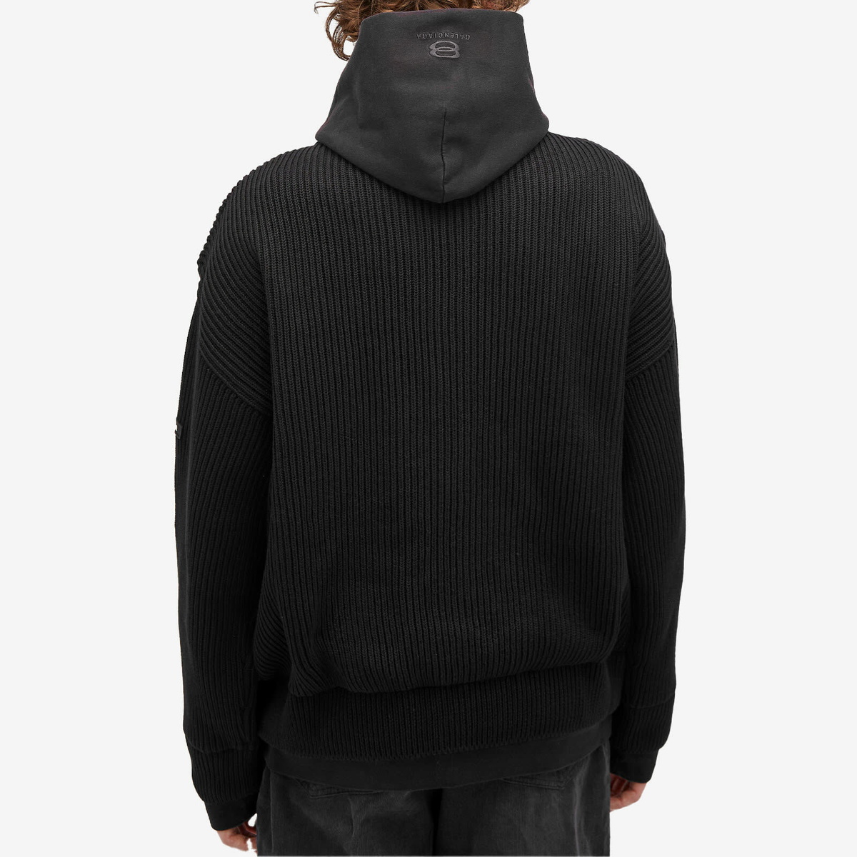 Balenciaga Men's Zip Up Cardigan in Black Balenciaga Balenciaga Men's Zip Up Cardigan in Black Balenciaga