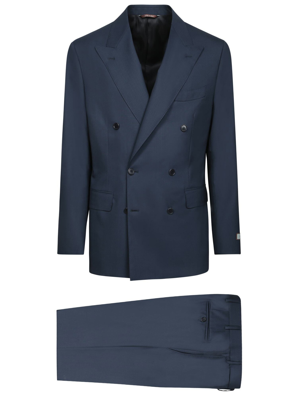 Canali Double-breasted Blue Suit Canali