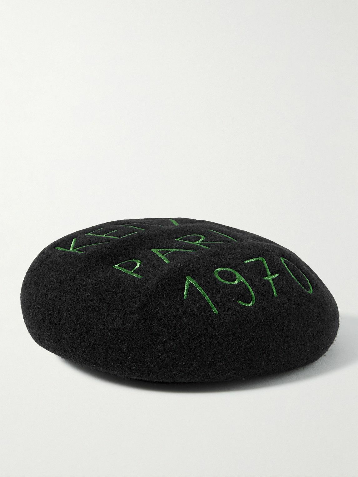 KENZO - Souvenir Logo-Embroidered Wool Beret Kenzo
