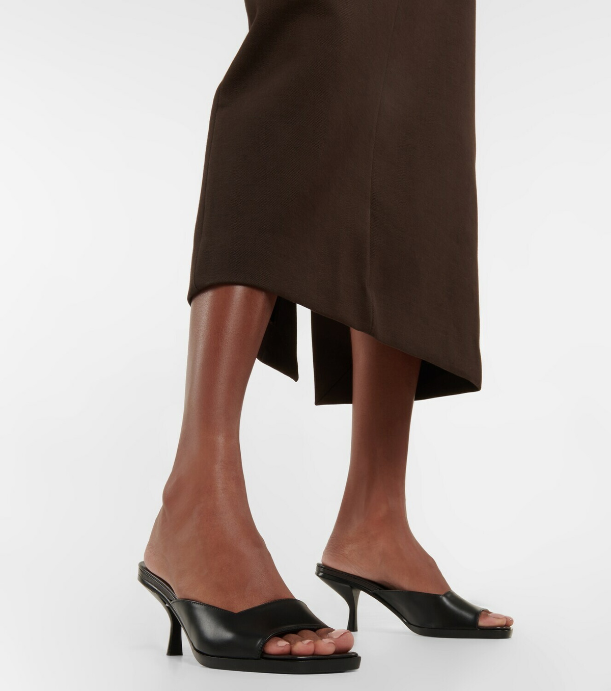 The Row - Lauren leather mules The Row