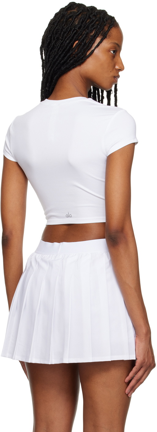 Alo White Finesse Top Aloye
