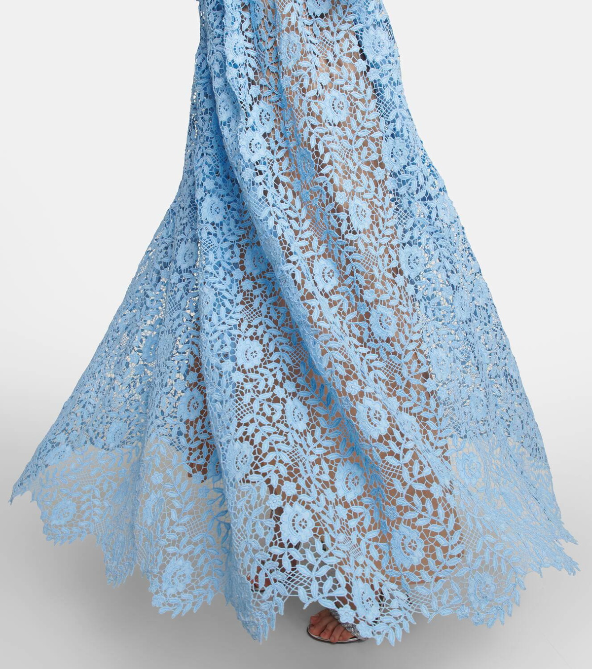 Self-Portrait Rose lace maxi dress Self-Portrait