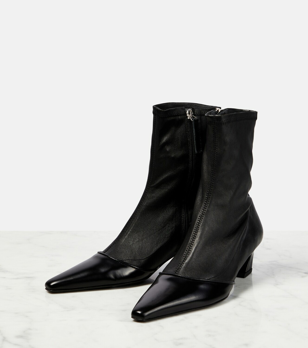 Acne Studios - Bano leather ankle boots Acne Studios