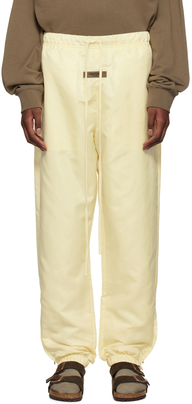 Fear of God ESSENTIALS Yellow Nylon Lounge Pants Fear Of God Essentials