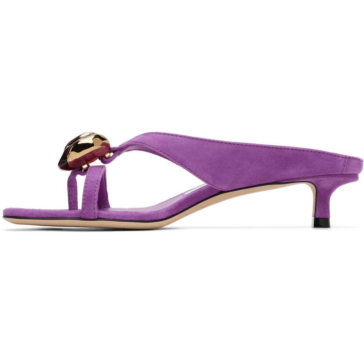 Jimmy Choo Purple Emeri Stone 35 Heeled Sandals Jimmy Choo