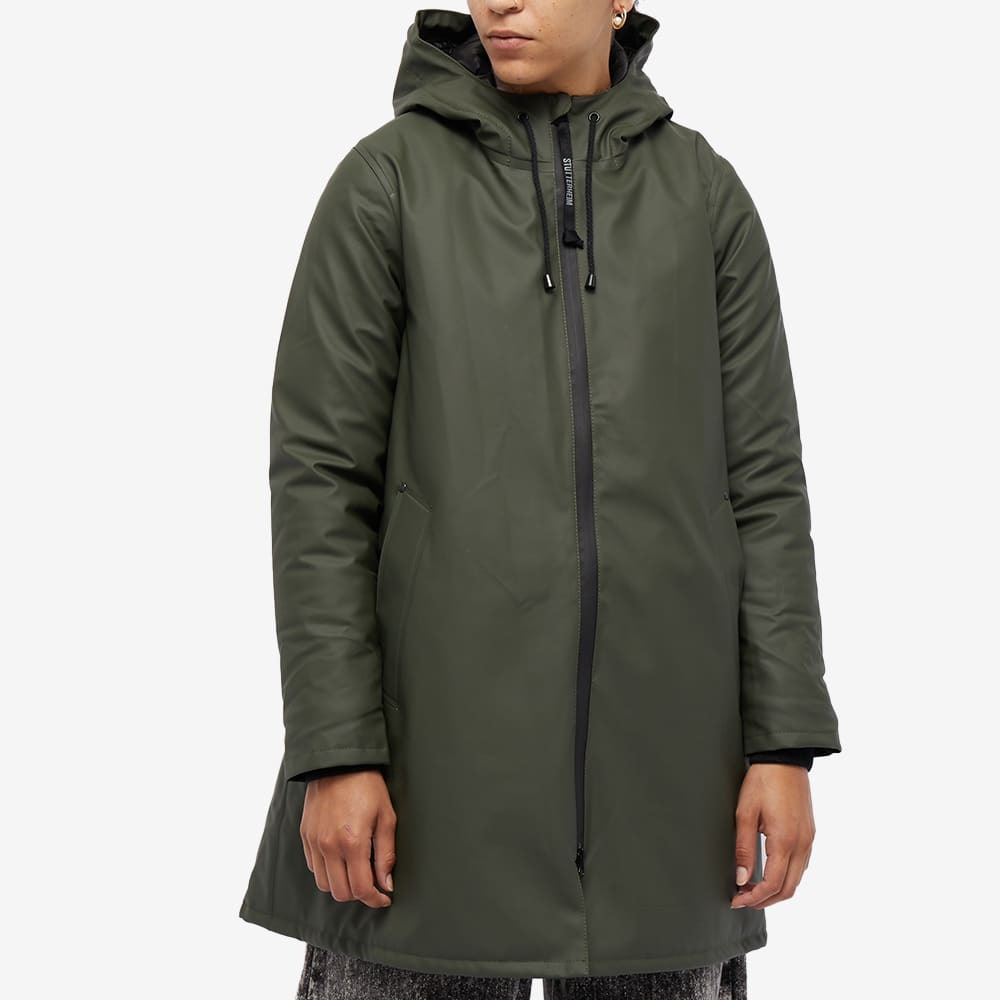 Stutterheim Women's Moseback Puffer Lined Coat in Green Stutterheim