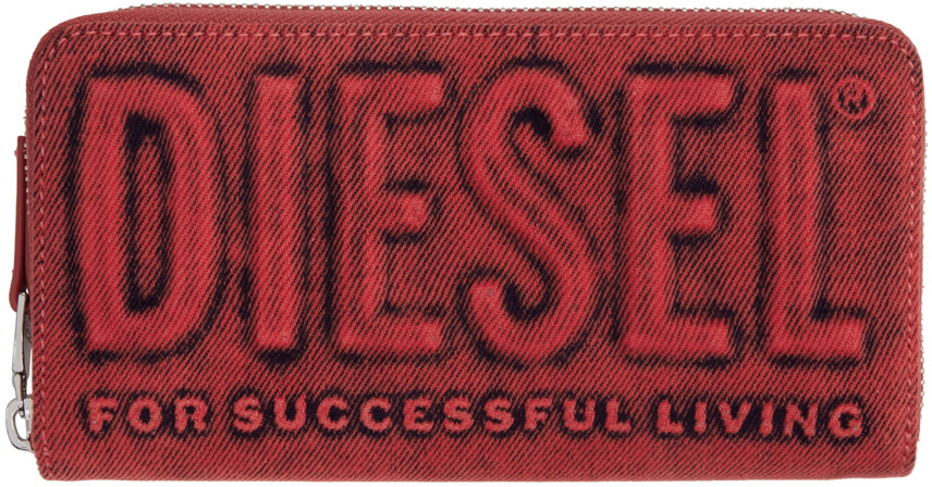 Diesel Red Continental Wallet Diesel