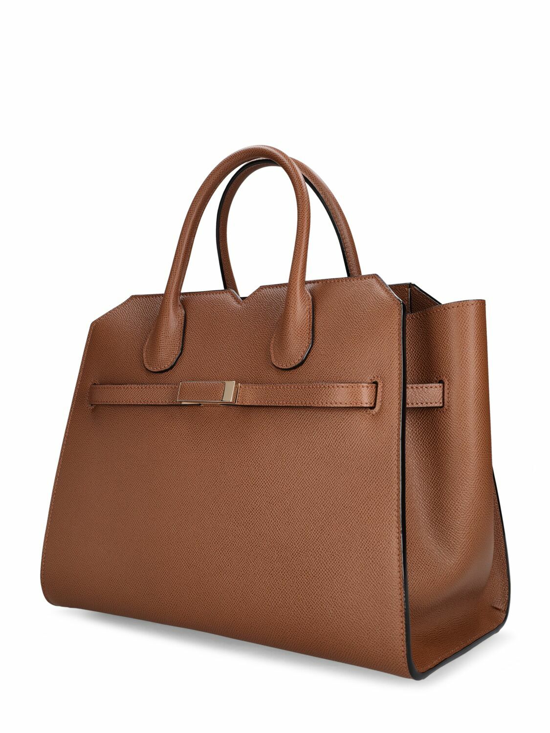 VALEXTRA - Medium Milano Leather Tote Bag Valextra