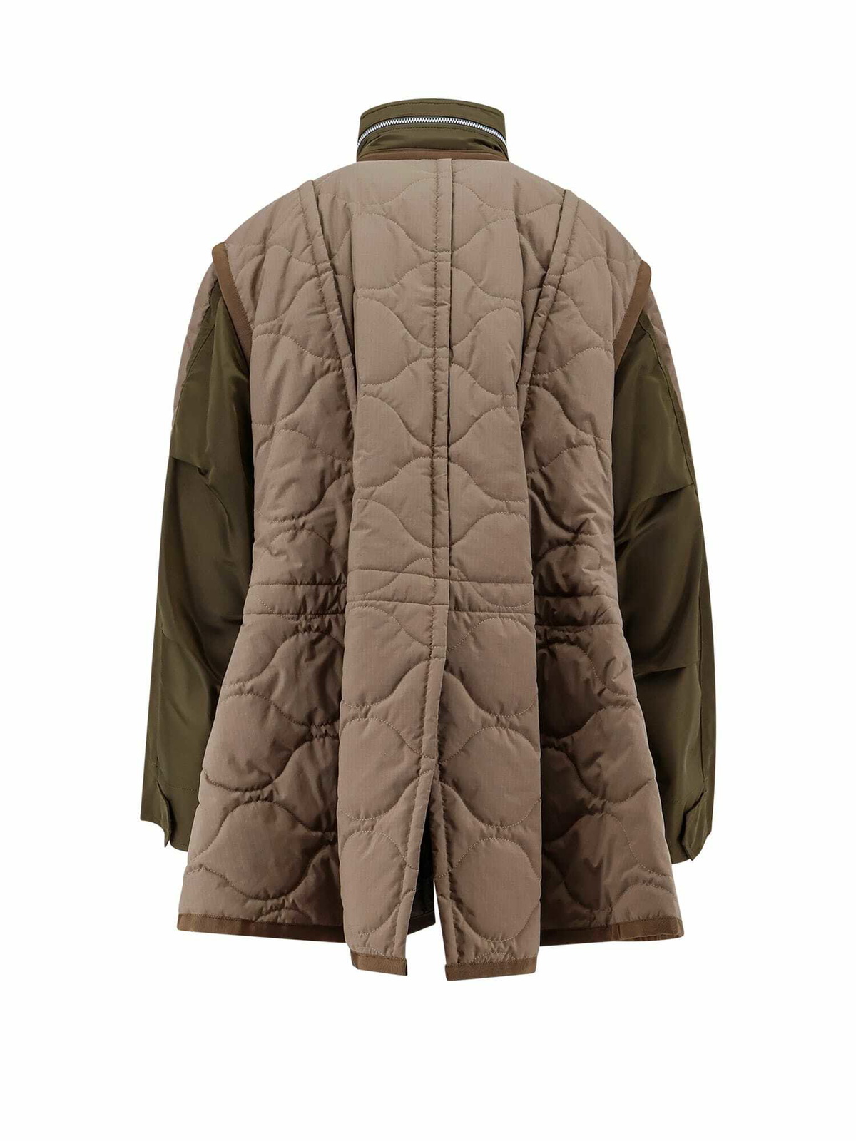 Sacai High-neck Quilted Jacket Sacai