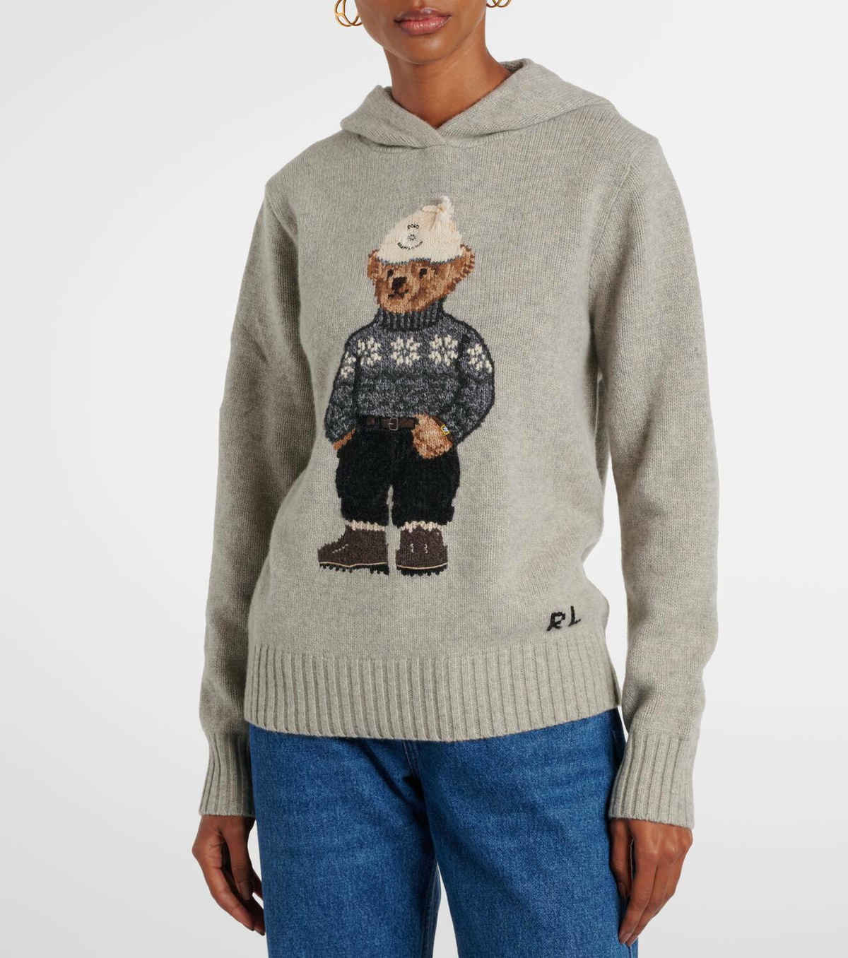 Polo Ralph Lauren Polo Bear wool and cashmere hoodie Polo Ralph Lauren