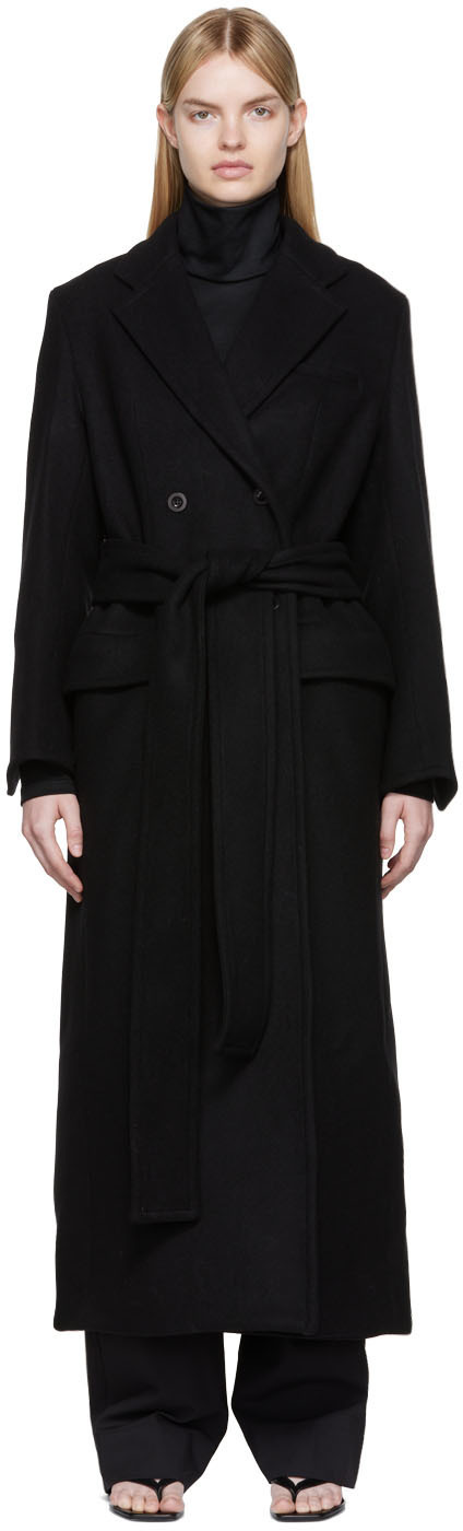 Esse Studios Black Classico Coat Esse Studios