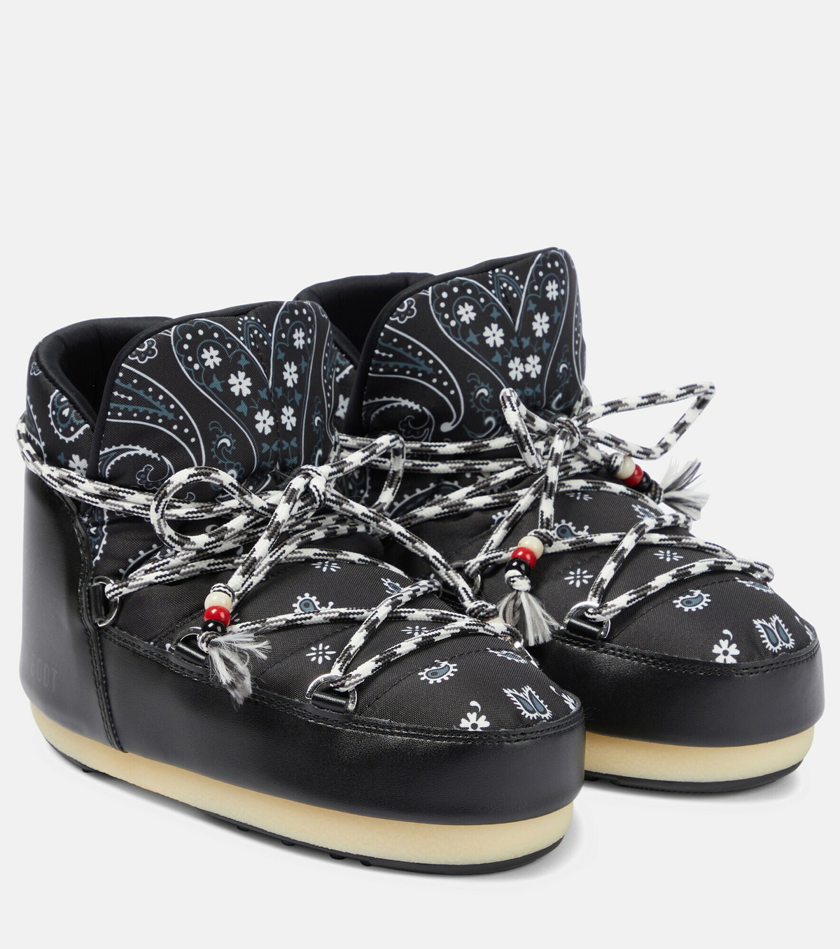 Alanui - Full Moon bandana-print boots Alanui