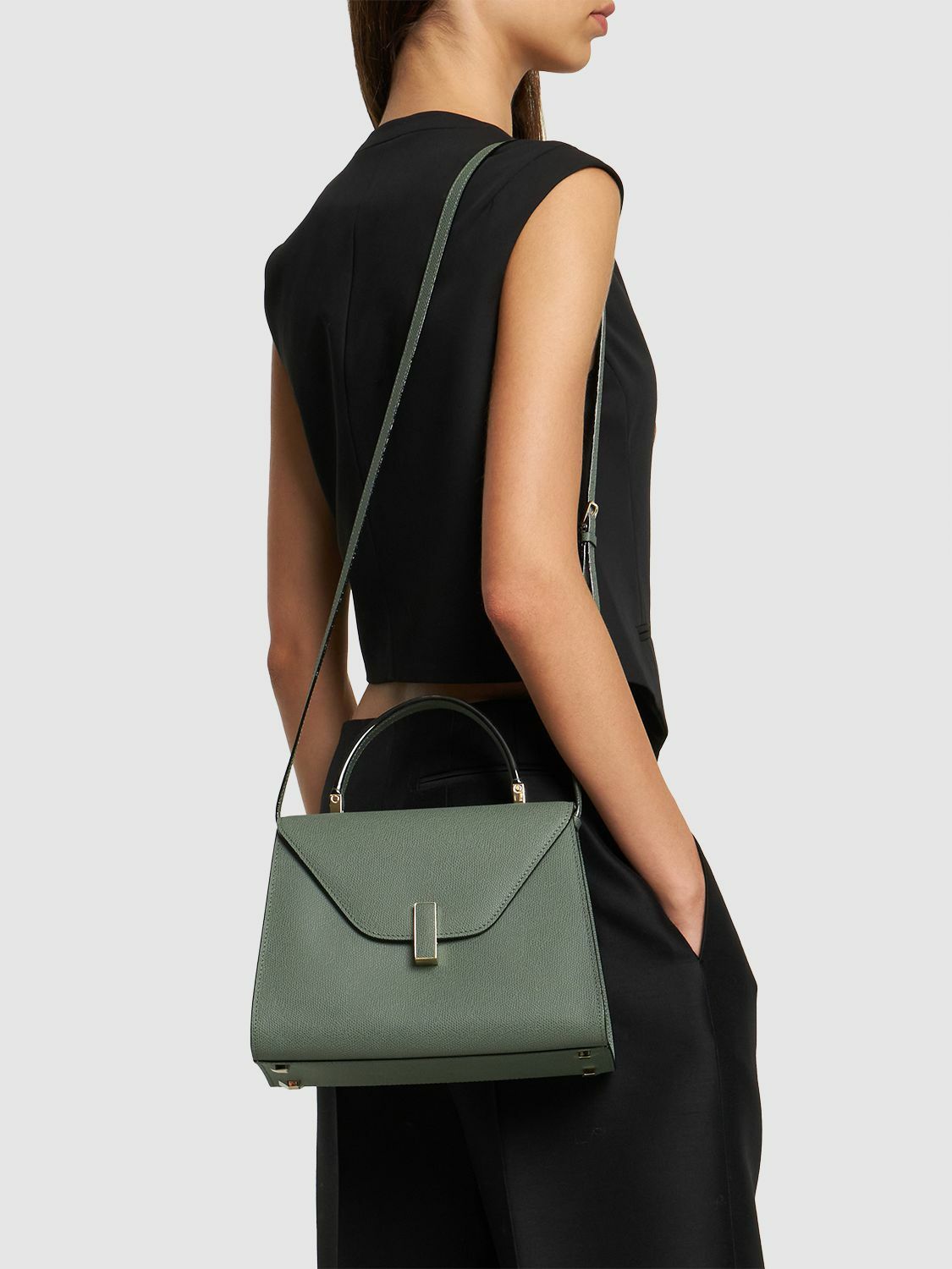 VALEXTRA - Medium Iside Soft Grained Leather Bag Valextra