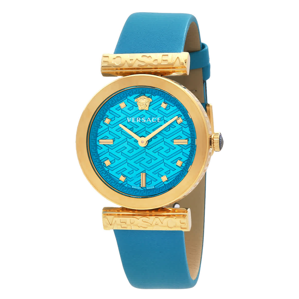 Versace Regalia Quartz Turquoise Dial Ladies Watch VE6J00323 Versace