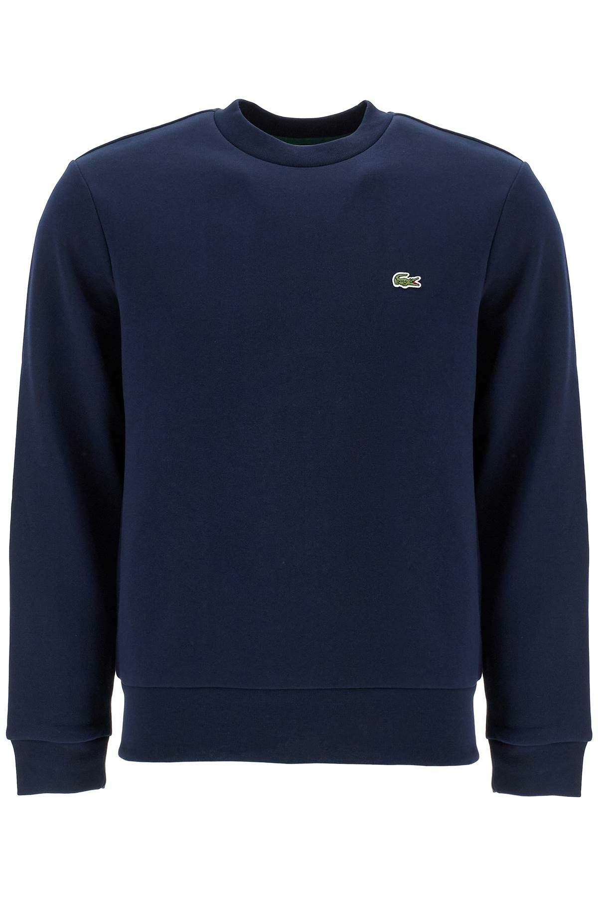 LACOSTE classic fit crewneck sweatshirt Blue Lacoste