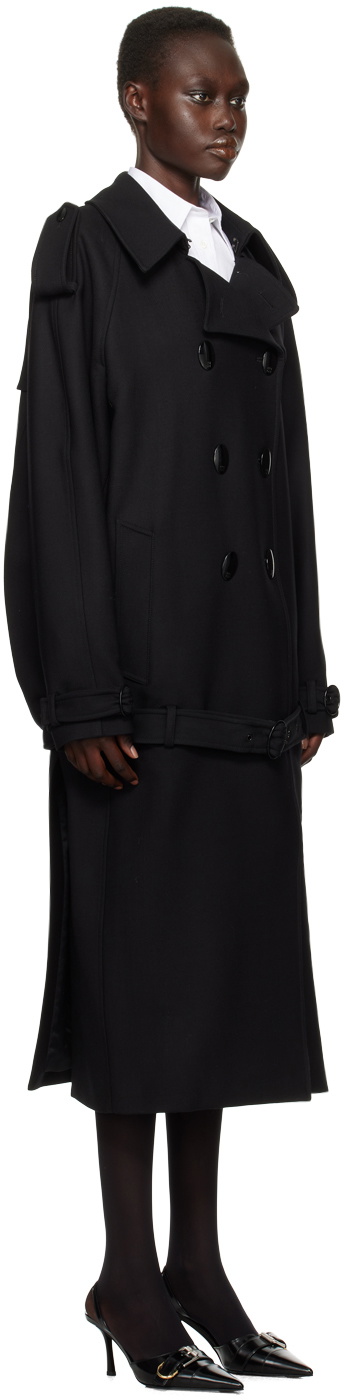 Givenchy Black Oversized Trench Coat Givenchy
