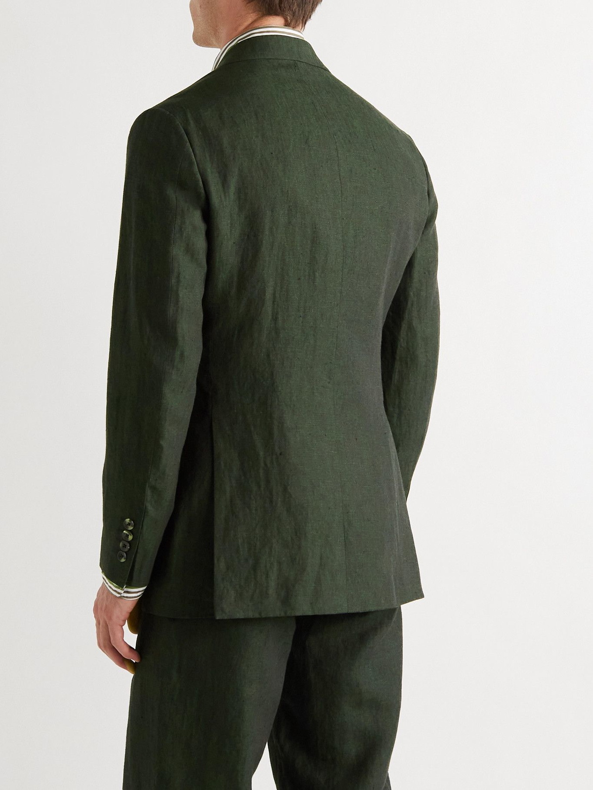Richard James - Linen Suit Jacket - Green Richard James