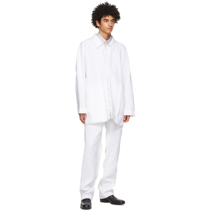 OVERCOAT White Summer Linen Jacket OVERCOAT