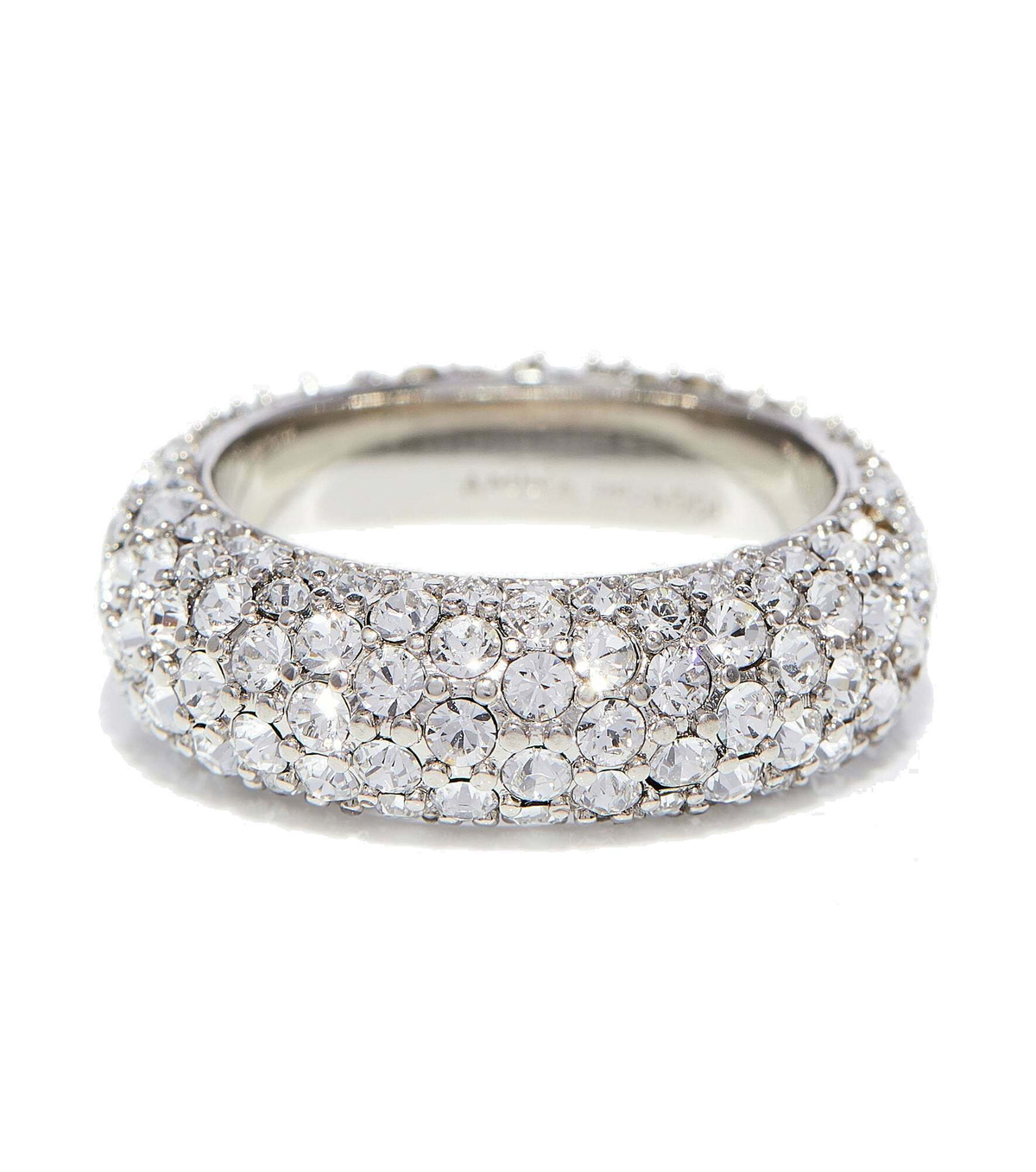 Amina Muaddi - Cameron crystal-embellished ring Amina Muaddi