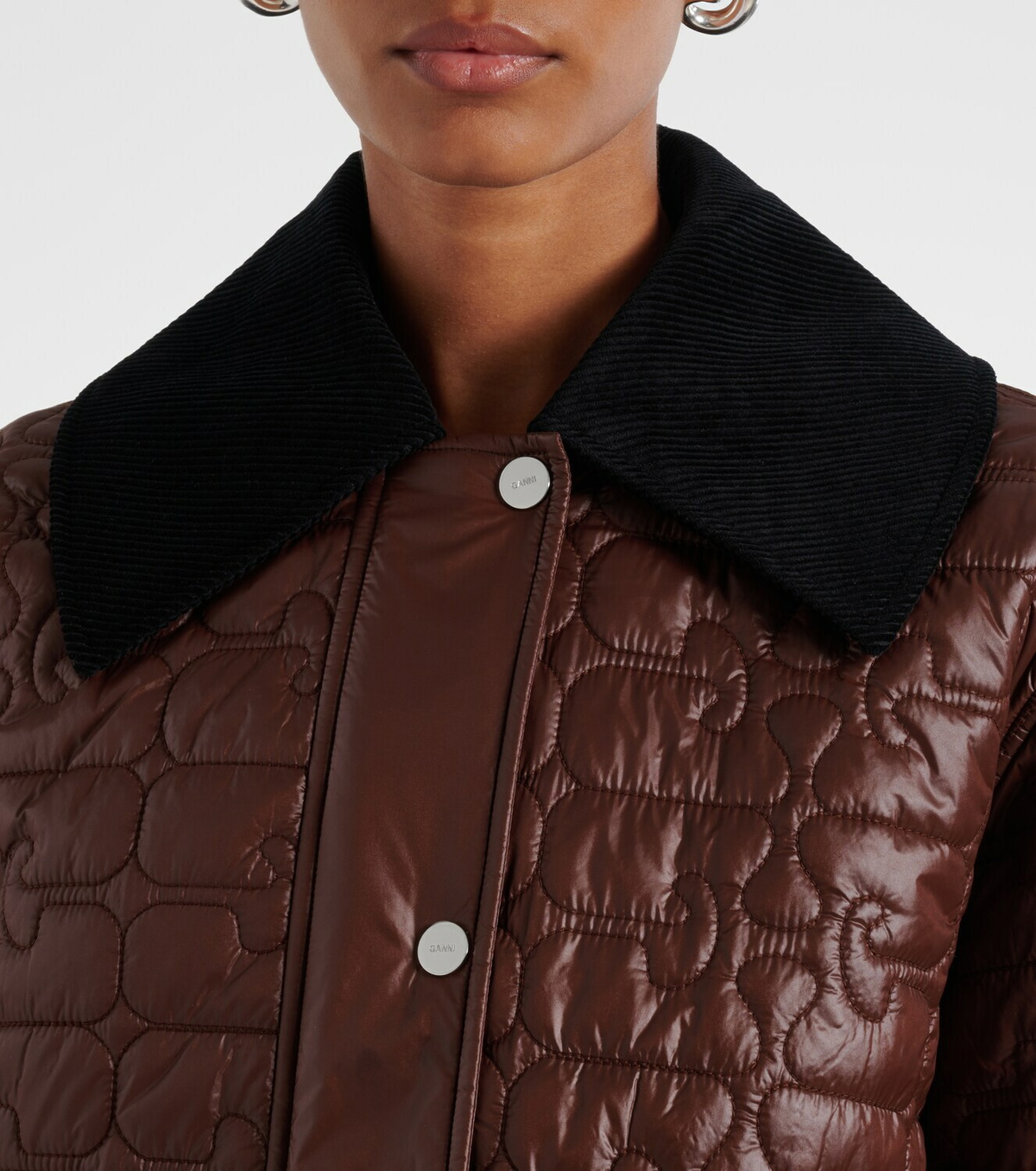Ganni Technical quilted jacket GANNI