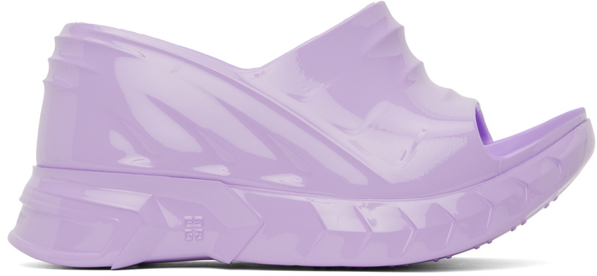 Givenchy Purple Marshmallow Sandals Givenchy