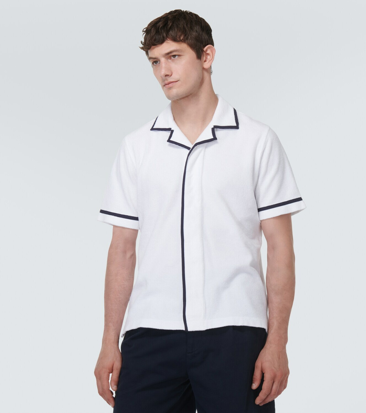 Orlebar Brown Griffith cotton terry shirt Orlebar Brown