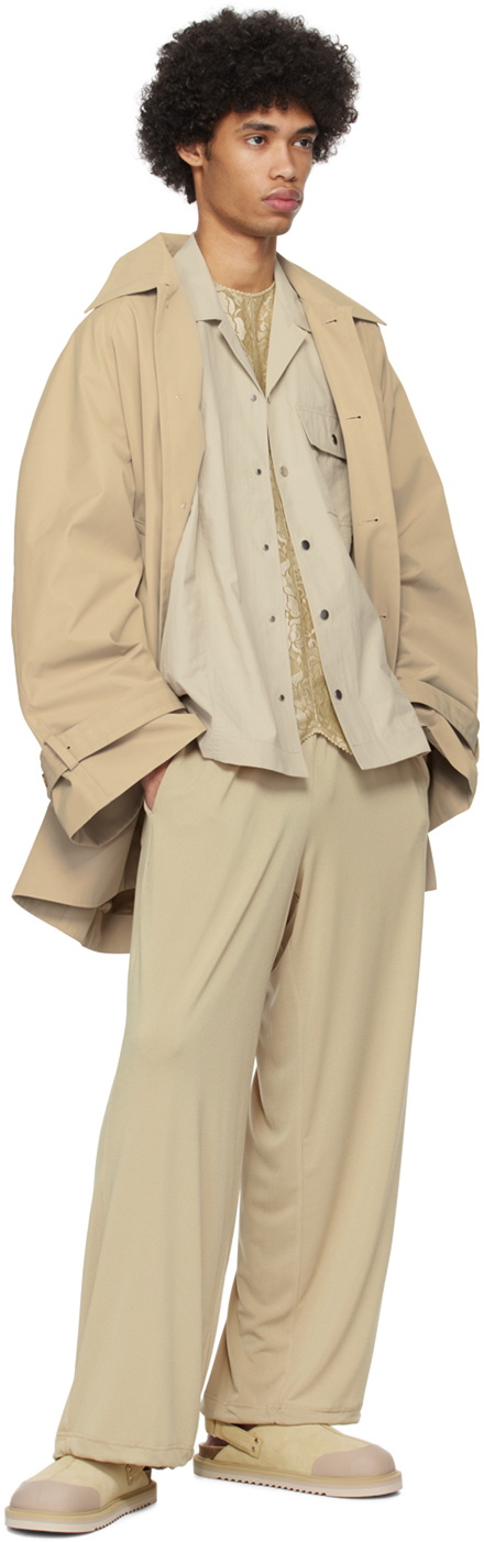 Birrot Beige Lay1 Boxy Trousers Birrot