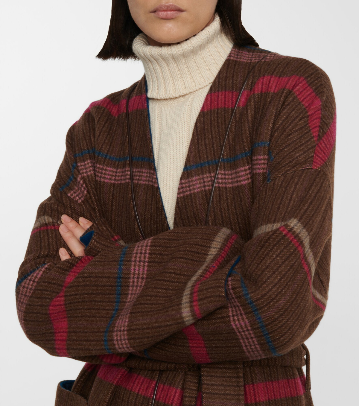 Loro Piana - Alasin reversible checked cashmere coat Loro Piana