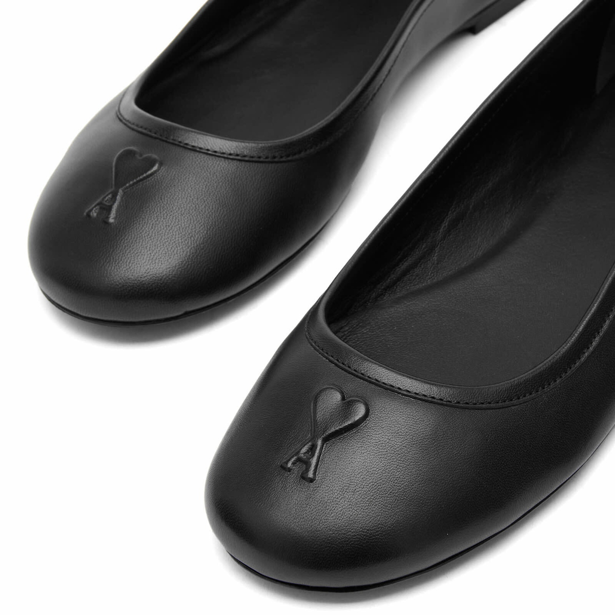 AMI Paris Women's ADC Ballerina Pumps in Black AMI
