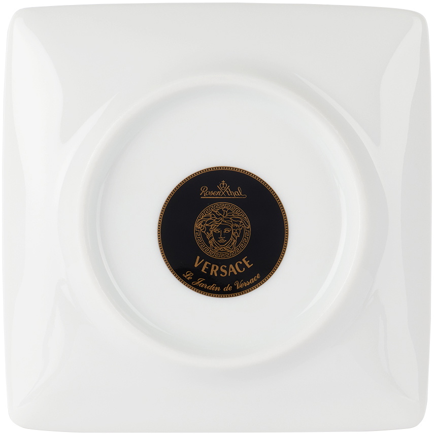 Versace Gold Rosenthal 'Le Jardin' Tray Versace