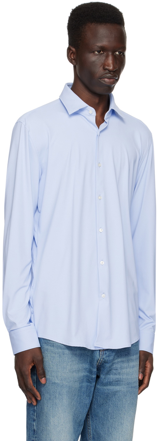 Hugo Blue Button Shirt Hugo Boss