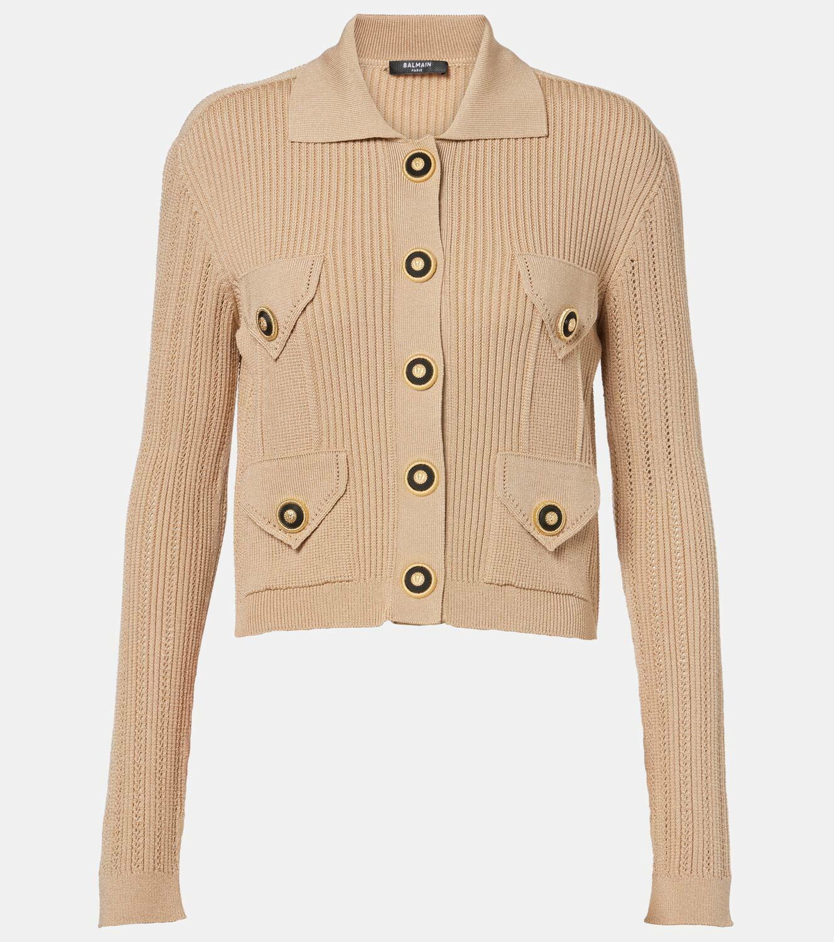 Balmain Ribbed-knit cardigan Balmain