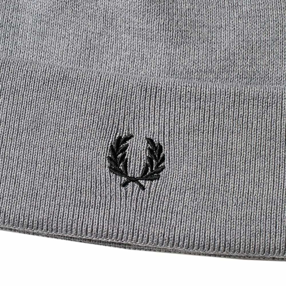 Fred Perry Authentic Men's Merino Wool Beanie in Steel Marl Fred Perry ...