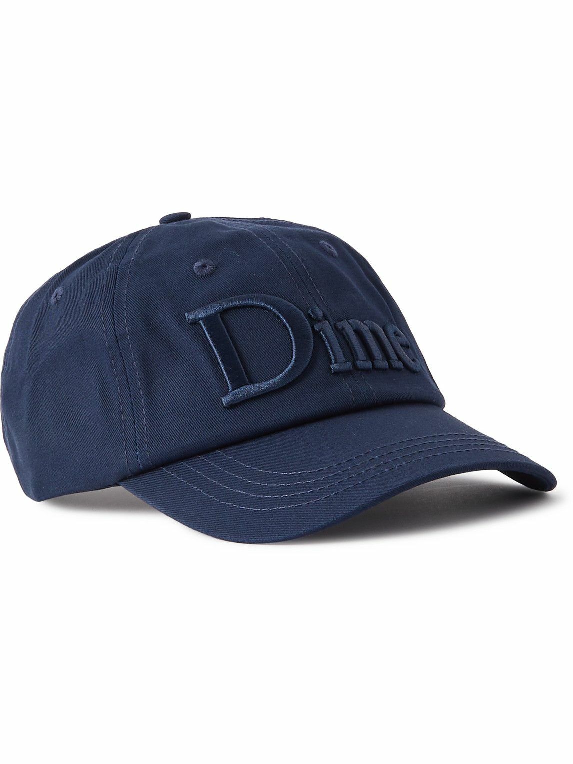 DIME - Logo-Embroidered Cotton-Twill Baseball Cap Dime