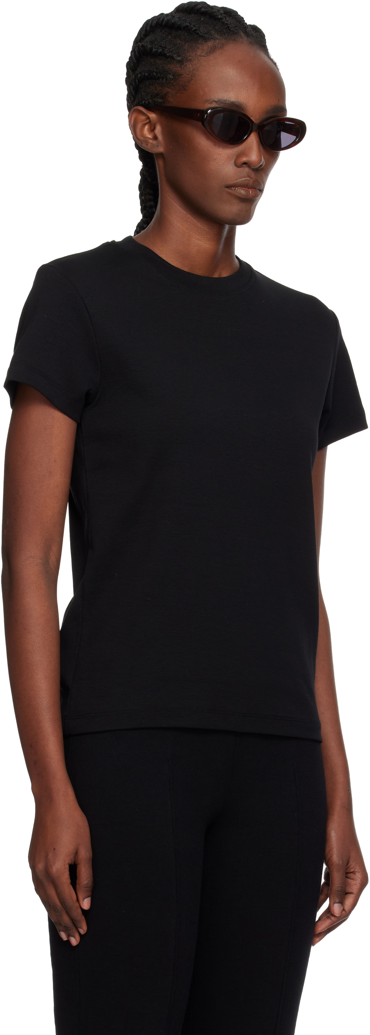 FLORE FLORE Black Monica T-shirt FLORE FLORE