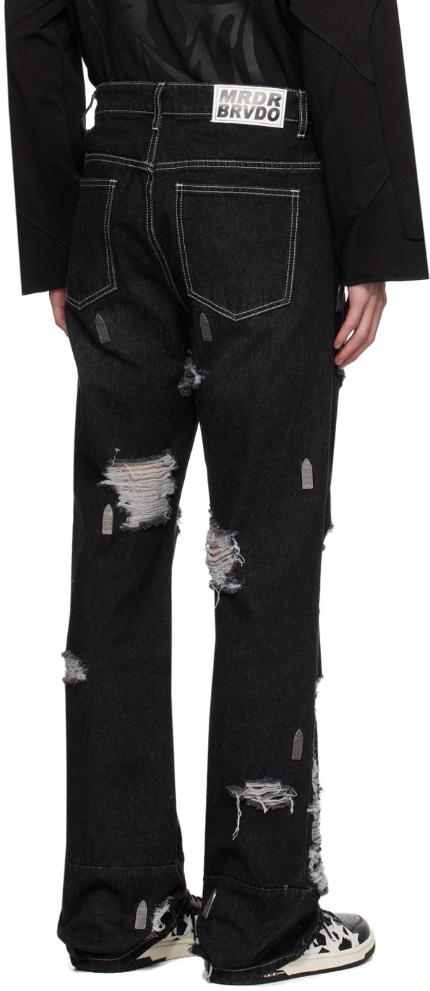 Who Decides War Black Amplified Gnarly Jeans WHO DECIDES WAR by Ev Bravado