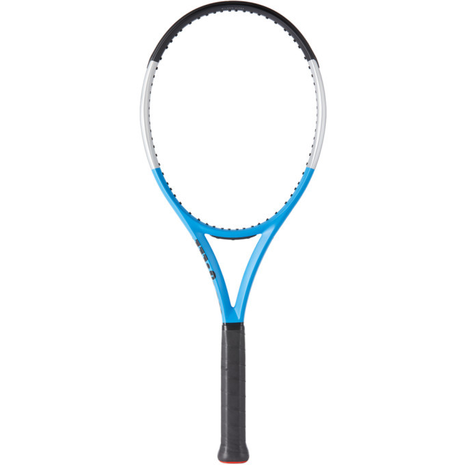 Wilson Racquet Blue and Grey Ultra 100 V3 Reverse Tennis Racket Wilson