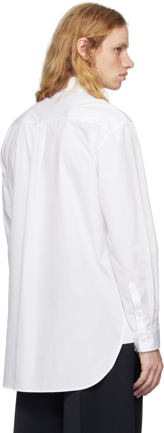 Simone Rocha White Lace Paneled Easy Shirt Simone Rocha