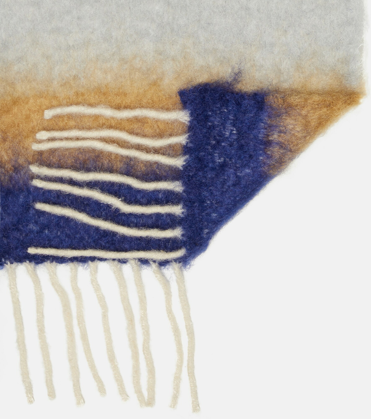 Loewe - Striped mohair and wool scarf Loewe