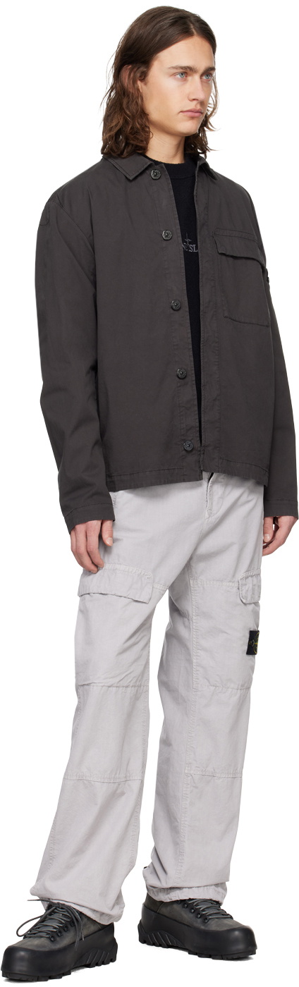 Stone Island Black Embroidered Sweater Stone Island