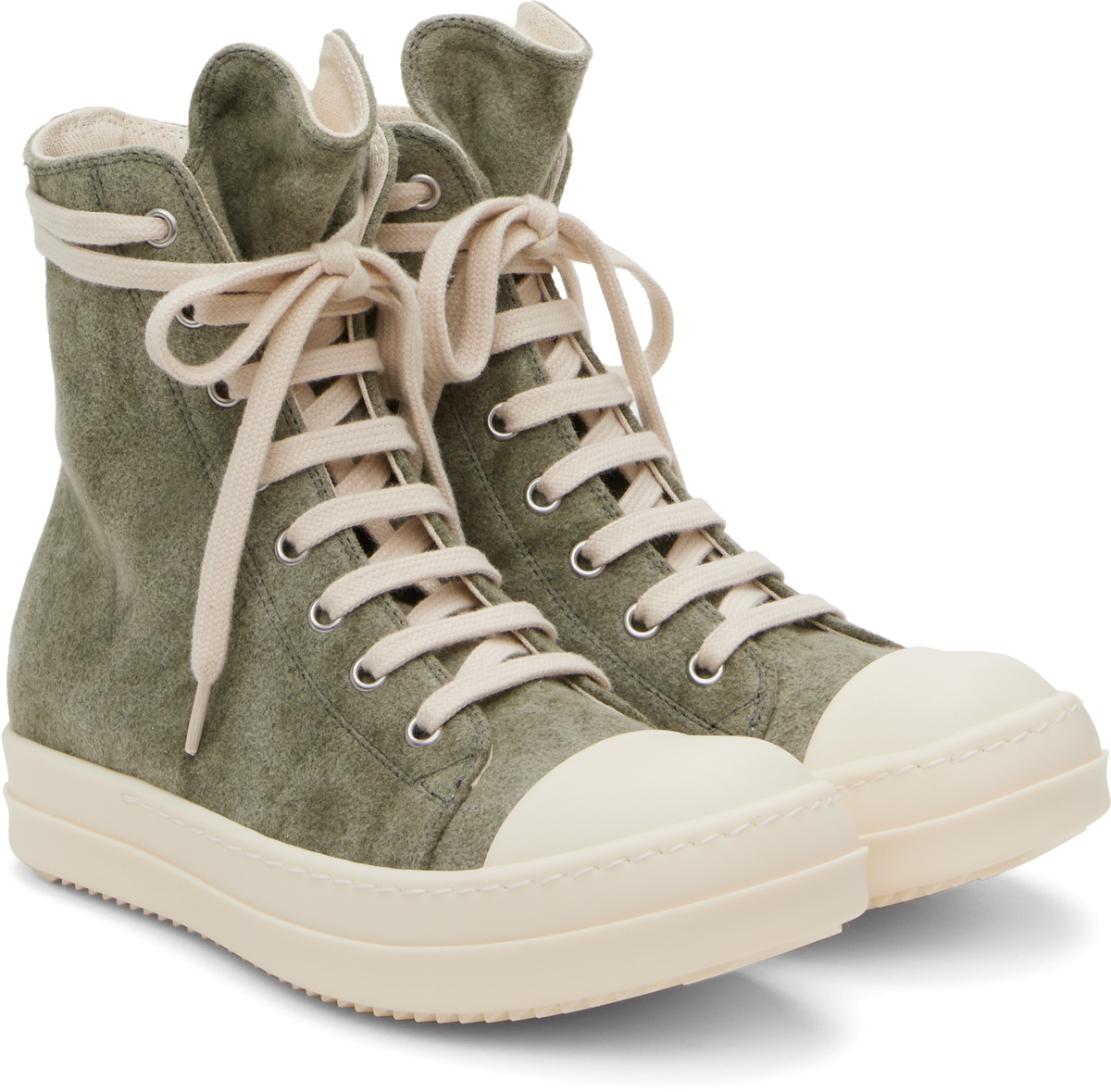 Rick Owens DRKSHDW Khaki Porterville Sneaks Sneakers Rick Rick Owens DRKSHDW Khaki Porterville Sneaks Sneakers Rick
