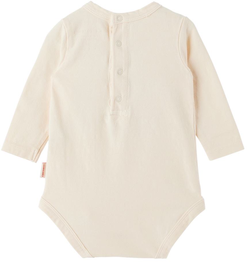 TINYCOTTONS Baby Off-White 'Très Tiny' Bodysuit TINYCOTTONS