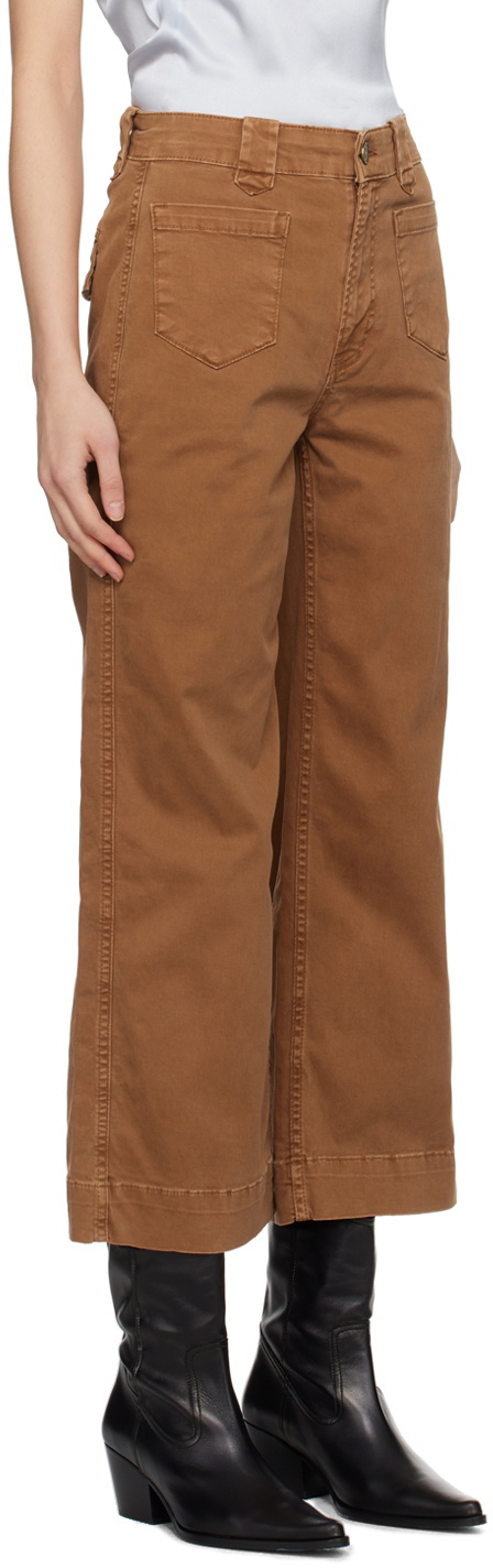 FRAME Brown Utility Jeans Frame Denim