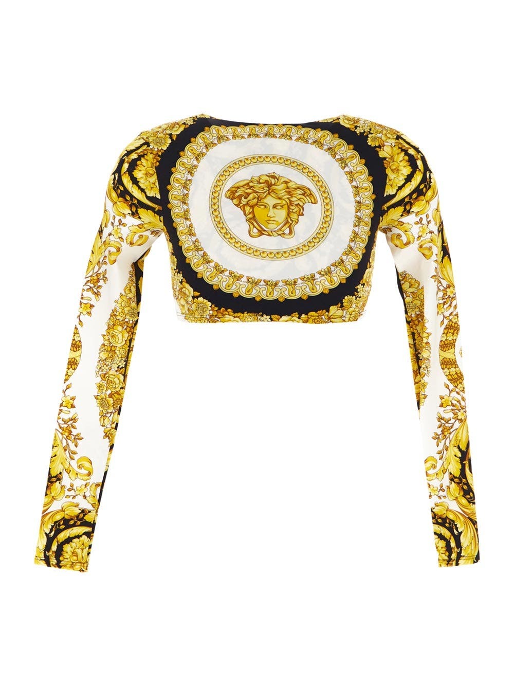 Versace Underwear Baroque Cropped Top Versace Underwear