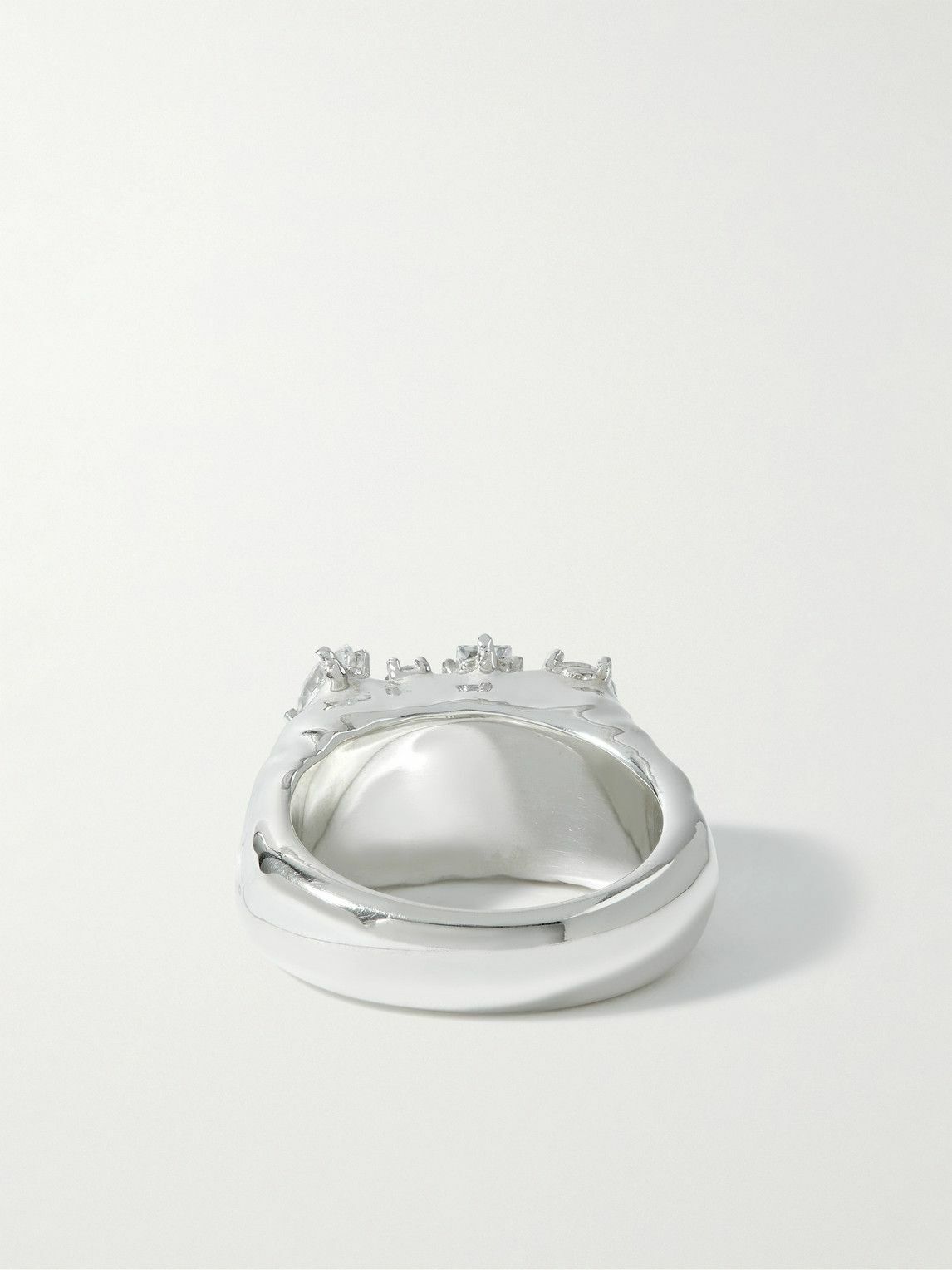 Hatton Labs - Sterling Silver Cubic Zirconia Ring - Silver Hatton Labs